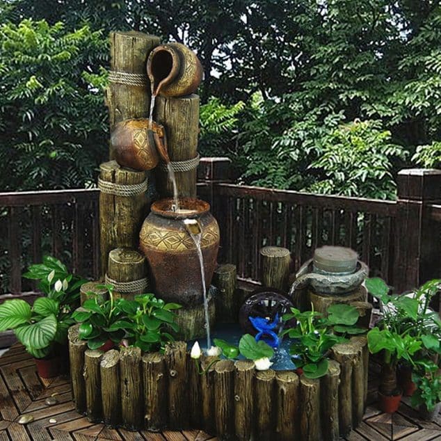 15 Standout Fountain Design for Garden Art That Will Catch Your Eye