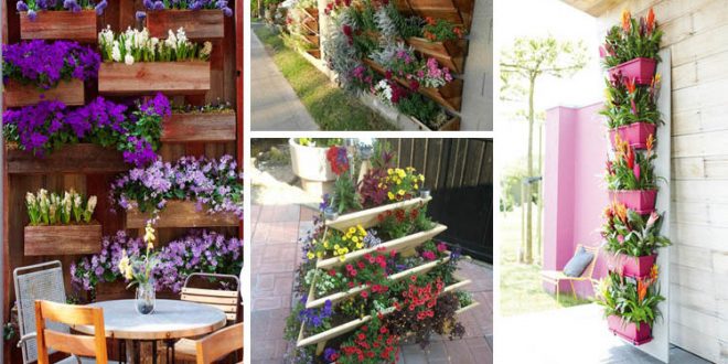 15 Inspiring and Creative Flowers Vertical Gardening Ideas