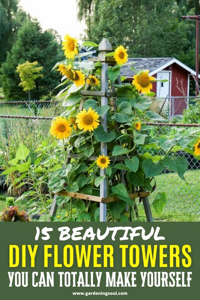 15 Beautiful DIY Flower Towers You Can Totally Make Yourself
