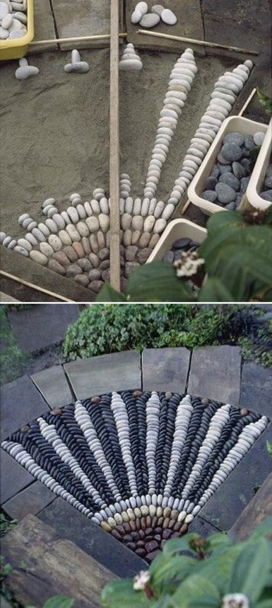 20 Ways To Decorating Patio and Garden Floor with Patterns