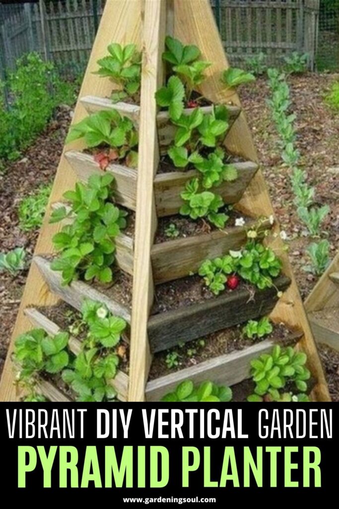 Vibrant DIY Vertical Garden Pyramid Planter