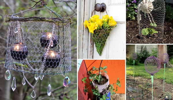 Creative Ideas Adding Chicken Wire Projects to Your Garden